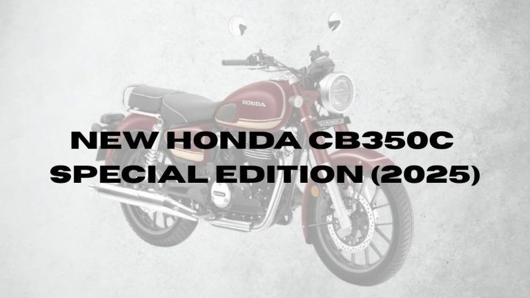 New Honda CB350C Special Edition (2025) - Adrenaline Culture of Speed